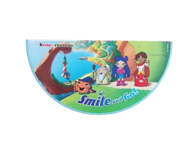 DIORAMA SMILE AND GO COMPLETA KINDER e FERRERO 2007 CONFEZIONE SCATOLA ...