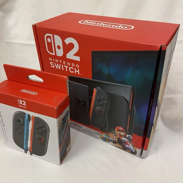 BOXES ONLY🔥 NINTENDO Switch 2 Mario Kart World Bundle Collectors 🔥 NO ...