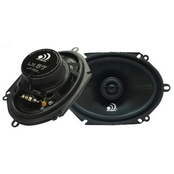 MASSIVE AUDIO LX57 5"x7" 140W RMS LX-SERIES 4-OHM 2-WAY COAXIAL SPEAKER ...