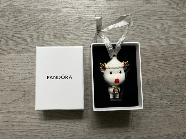 PANDORA LIMITED EDITION Reindeer Christmas Tree Ornament 2022 - VGC £69 ...