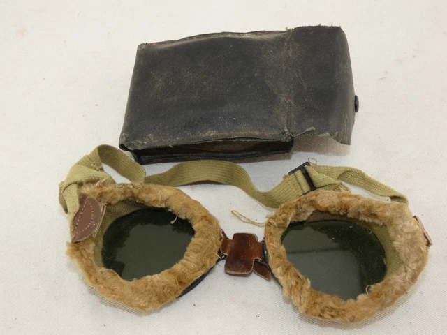 LUNETTES SKI-MOUNTAIN GOGGLES ORIGINAL US ARMY WWII WW2 EUR 39,00 ...