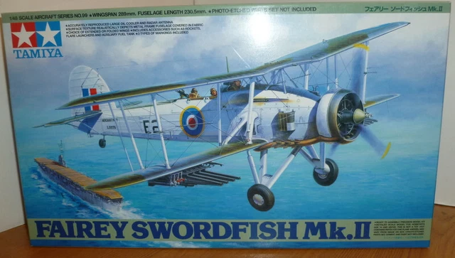 TAMIYA FAIREY SWORDFISH Mk.II 1:48 Scale Aeroplane Kit #61099 £49.50 ...