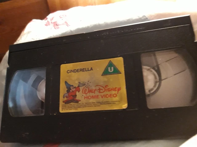 CINDERELLA WALT DISNEY Original First Home Video, No Case But Great ...