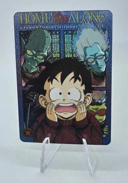 CARTE GOHAN HOME Alone Comedy Dragon Ball Z Dbz Card Prism Holo Foil ...