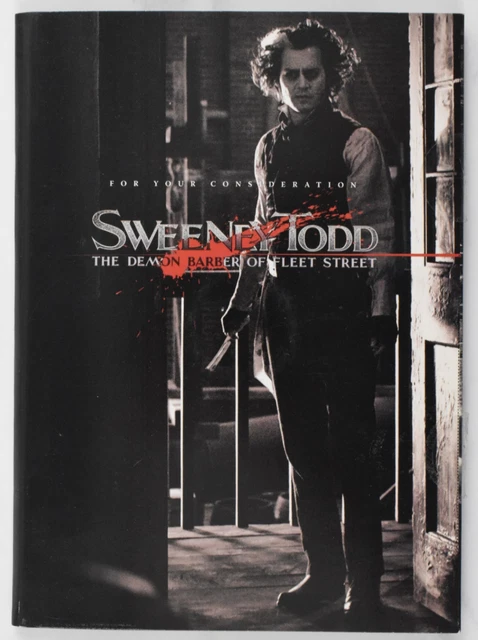 SWEENEY TODD FYC Hollywood Screener DVD Johnny Depp Helena Carter Alan ...