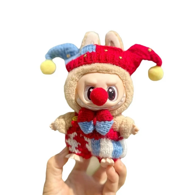 POPMART THE MONSTERS Labubu Plush Doll Costume Handmade Clown New ...