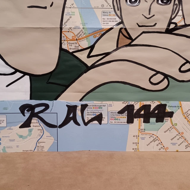 RAL 144 DID The Meme Graffiti Art Expressionism Art NYC New York Subway ...