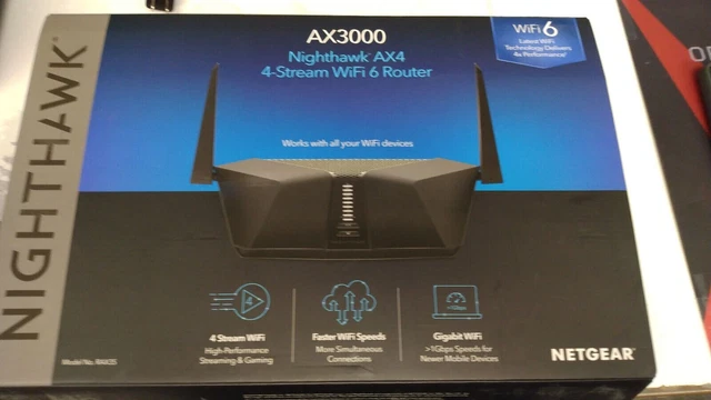 NETGEAR NIGHTHAWK AX4 4-Stream AX3000 Wi-Fi 6 Router RAX35 - Tested ...