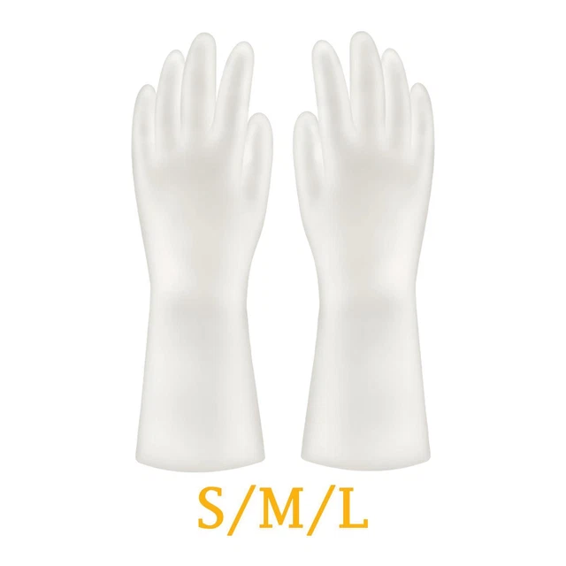 PVC WASHING GLOVES Long Sleeve Kitchen Gloves Non Slip for Car Washing ...
