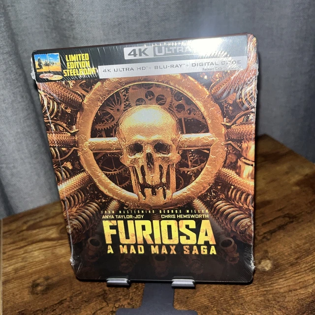 FURIOSA: A MAD Max Saga (Steelbook, 4K UHD + Blu-ray + Digital) - NEW ...