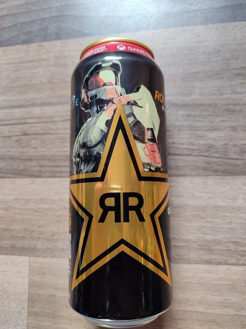 SCATOLA ROCKSTAR ORIGINALE HALO INFINITE Energy Full Drink 500 ml ceca ...