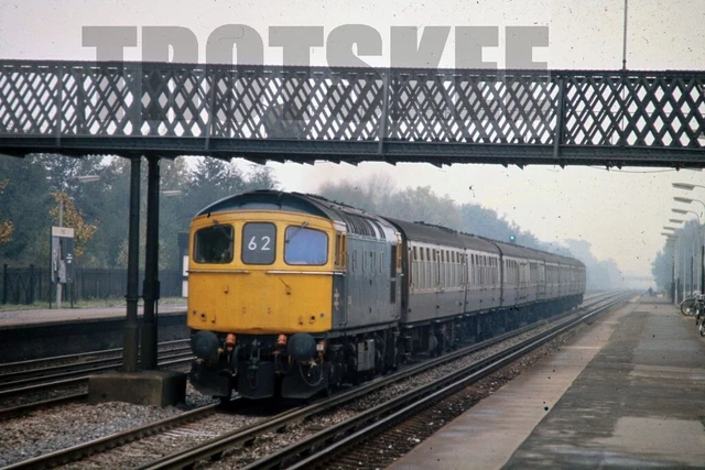 35MM SLIDE BR British Rail Diesel Loco Class 33 33029 1976 Original £3. ...
