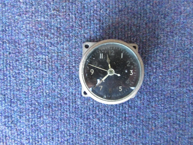 VINTAGE WW2 RAF Spitfire Hurricane Aircraft Cockpit Clock Am Air ...