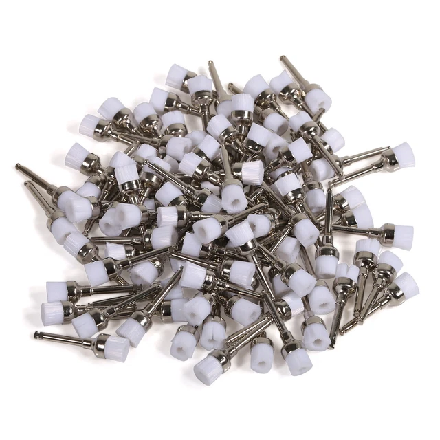 NEU 1000X DENTAL Nylon Medium Soft Prophy Brush polishing Polish Brush ...
