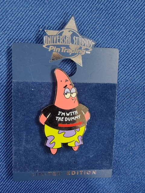 RARE PATRICK STAR "I'm With The Dummy" Universal Studios Lapel Pin £47. ...