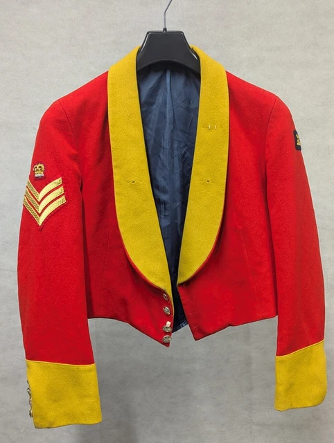 BRITISH ARMY PWRR Princess of Wales's Royal Regiment Mess Dress Jacket ...