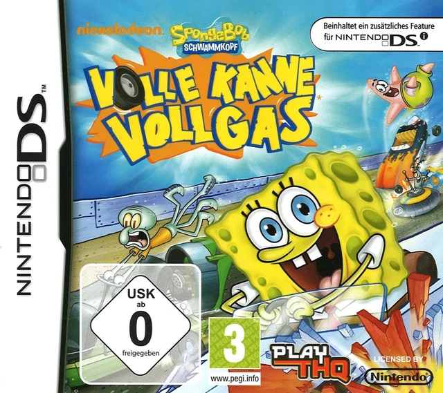 SPONGEBOBS BOATING BASH Nickelodeon THQ Nintendo DS DSi 3DS 2DS EUR 7 ...