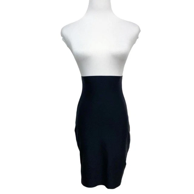 COMMANDO TWO-FACED CONTROL Black High Rise Slip Shapewear Underwear ...