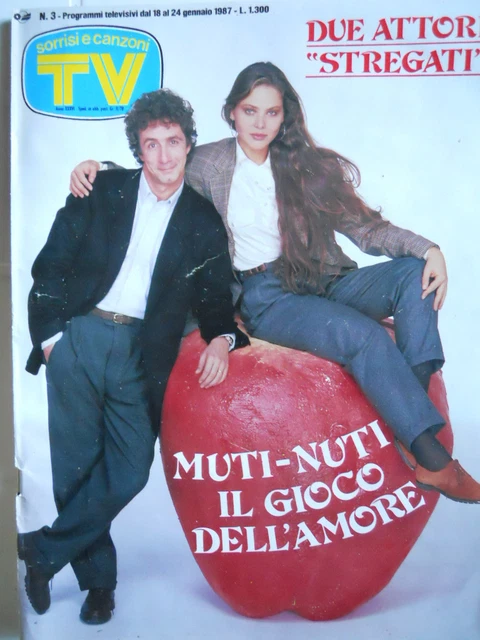 TV SORRISI E Canzoni n°3 1987 Francesco Nuti Ornella Muti Lello Arena ...