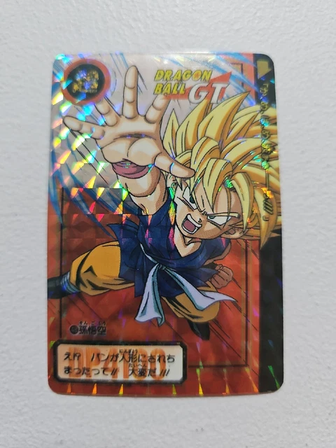 DRAGON BALL GT SUPER SAIYAN GOKU STICKER Holo Card QTY AVAL EUR 2,92 ...