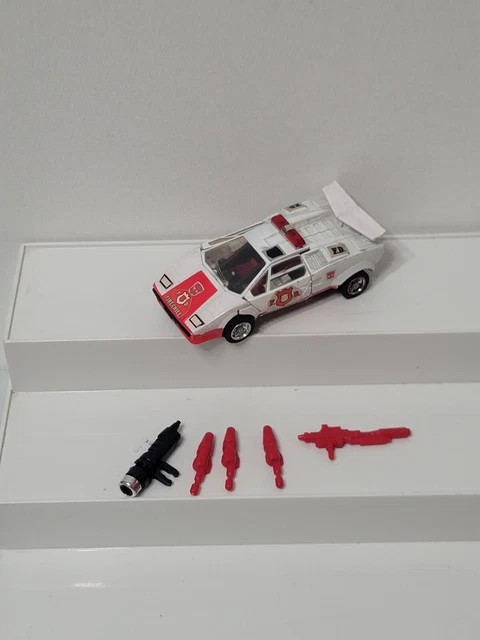 VINTAGE 80S ORIGINAL Hasbro Transformers G1 Autobot Red Alert Toy ...