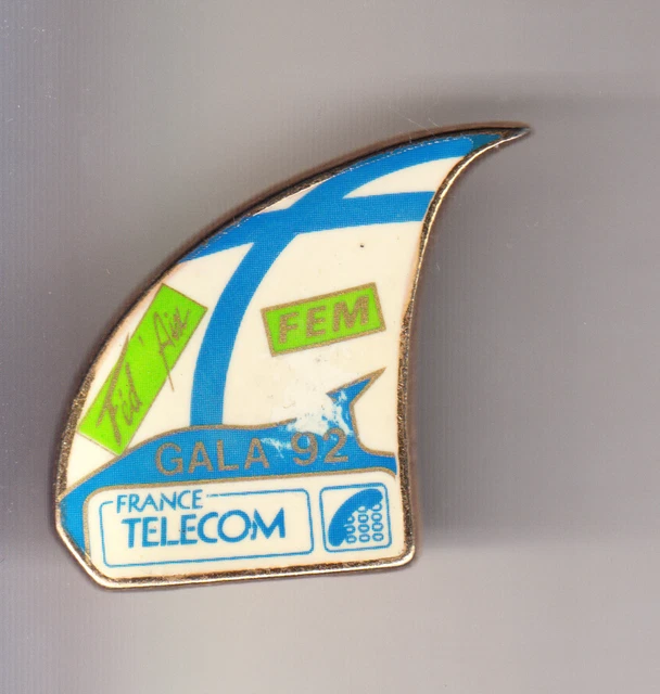 RARE PINS PIN'S .. Ptt La Poste France Telecom Voile Gala Aix Marseille ...
