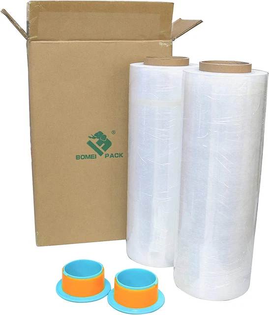 CLEAR STRETCH SHRINK Wrap Film, Heavy Duty Packaging Stretch Film for ...