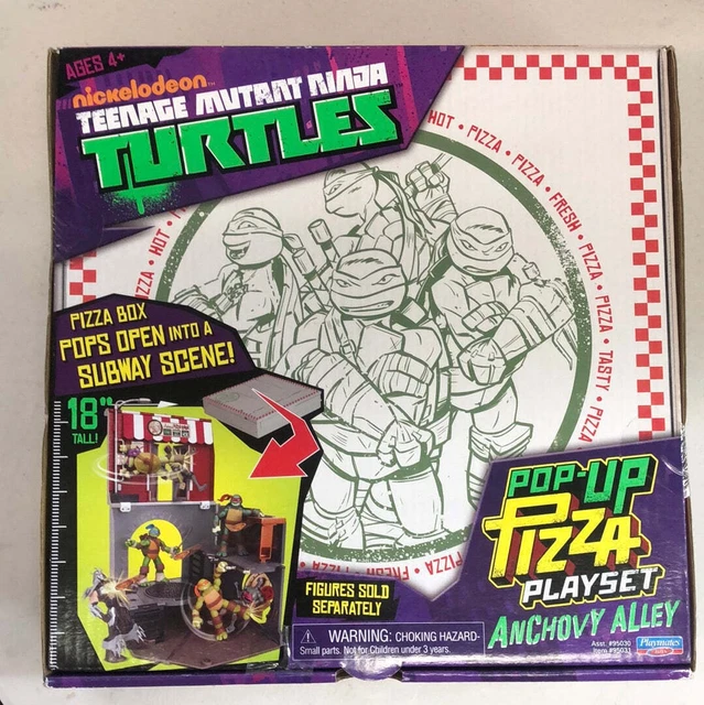 TMNT TEENAGE MUTANT Ninja Turtles Pop Up Pizza Playset Anchovy Alley ...