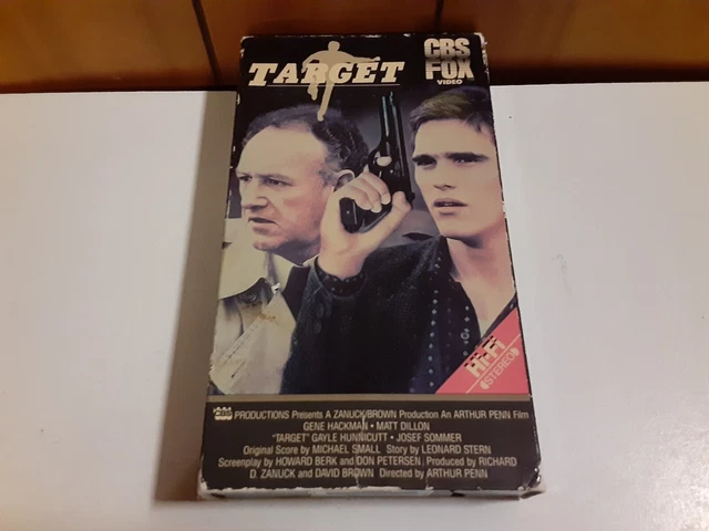 TARGET VHS 1986 CBS Fox Gene Hackman Matt Dillon £3.71 - PicClick UK