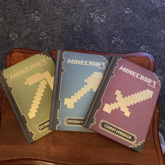 MINECRAFT BOOK BUNDLE, Beginners, Construction And Combat Handbook EUR ...