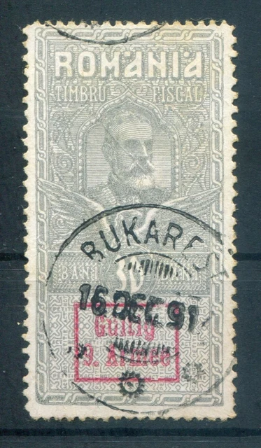 ROMANIA 9.ARMEE 30 Bani Steuermarke Herrlich On Postmarked Luxury ...