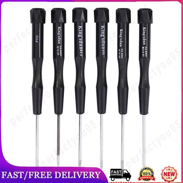 MINI PRECISION SCREWDRIVER Cross Slotted Pentagonal Torx Cell Phone ...