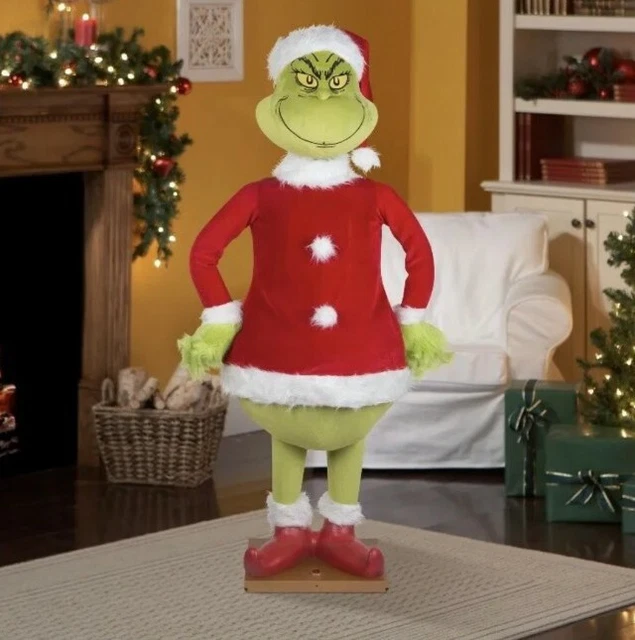 GEMMY LIFE SIZE Grinch Animated Animatronic 5.74 Ft Christmas 65th ...