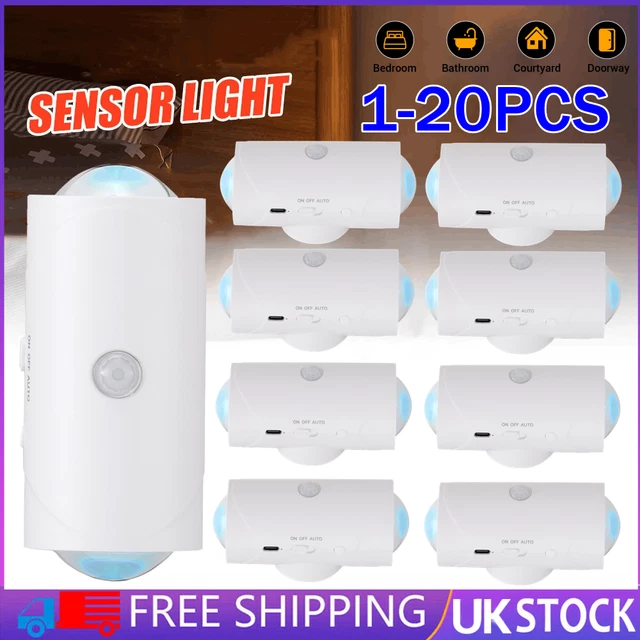 MAGNETIC RECHARGEABLE LED Smart RGB Gradient Motion Sensor Ambient ...