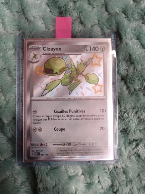 CARTE POKÉMON CIZAYOX Shiny - 191/091 - Ev4.5/Destinées de Paldea Fr Neuve EUR 10,00 - PicClick FR