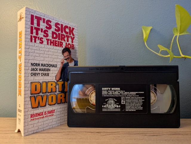 DIRTY WORK (VHS, 1998 - Norm Macdonald, Chevy Chase, Bob Saget) £18.58 ...