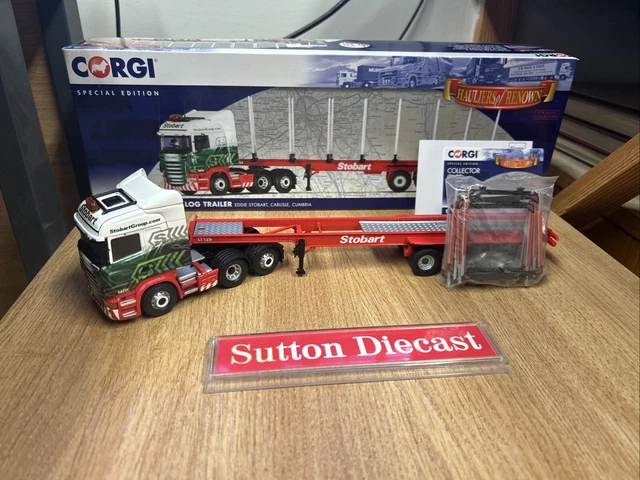 CORGI MODERN TRUCK CC13742 Scania R Log Trailer Stobart 1/50 £119.99 ...