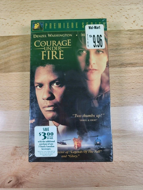COURAGE UNDER FIRE Denzel Washington & Meg Ryan Brand NEW SEALED VHS £4 ...