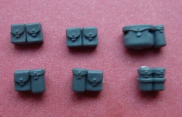 SPACE MARINE PRIMARIS ASSAULT INTERCESSOR 6 X AMMO POUCH - Bits 40K £1. ...