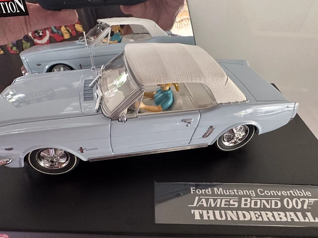 CARRERA EVOLUTION FORD Mustang Convertible James Bond 007 THUNDERBALL ...