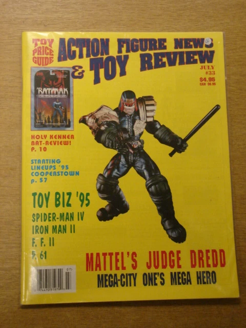 ACTION FIGURE NEWS & Toy Review #33 Vf 1995 July Tomart Us Magazine ...
