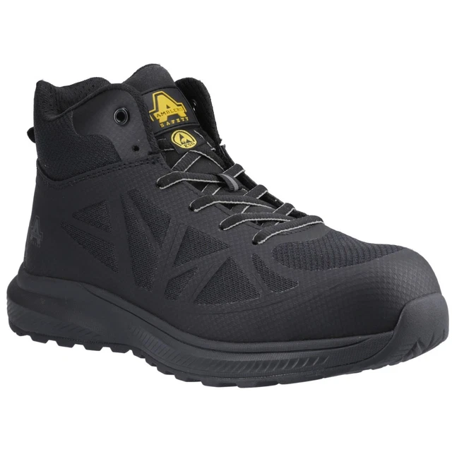 AMBLERS RELAY S1P ESD black composite toe/midsole safety work boot ...