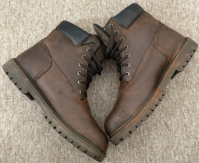 TIMBERLAND PRO® ICONIC Waterproof Alloy Toe Work Boot for Men in Brown ...