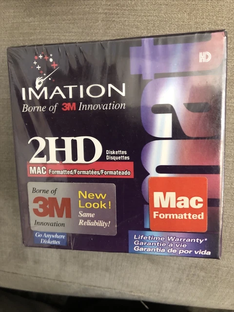 IMATION 3M MAC Formatted 2HD High Density 3.5" Diskettes floppy disks £ ...