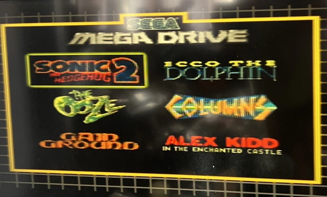 SEGA MEGADRIVE RADICA Plug n Play TV Game - Red Controller Sonic 2, The ...