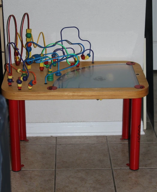 EDUCO WOODEN MAGNETIC Activity Bead Maze Table £139.44 - PicClick UK