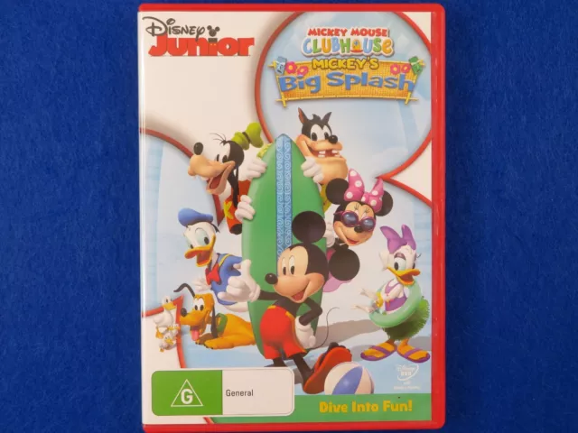 Mickey Mouse Clubhouse Mickey S Big Splash Dvd 2009 Disney Eur 8