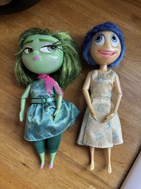 DISNEY PIXAR DISGUST Inside Out Doll 9” Talking Light Up Doll Working £ ...