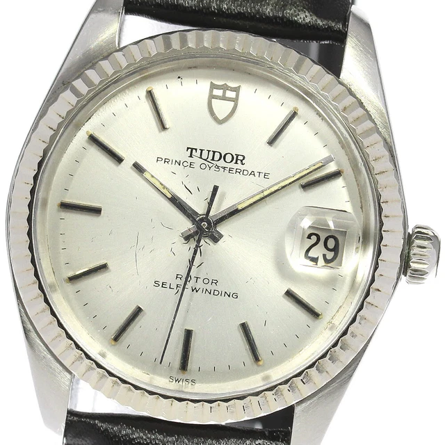 TUDOR PRINCE OYSTER Date 7990/4 cal.2484 Silver Dial AT Men's Watch ...