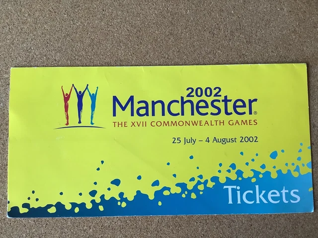 2002 COMMONWEALTH GAMES Unused Ticket £21.52 - PicClick UK